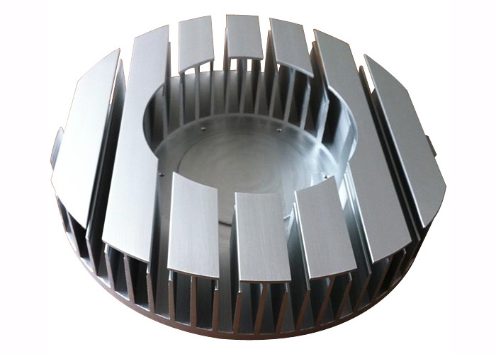 Aluminium Heat Exchanger Curved Extruded Heat Sink from China ...